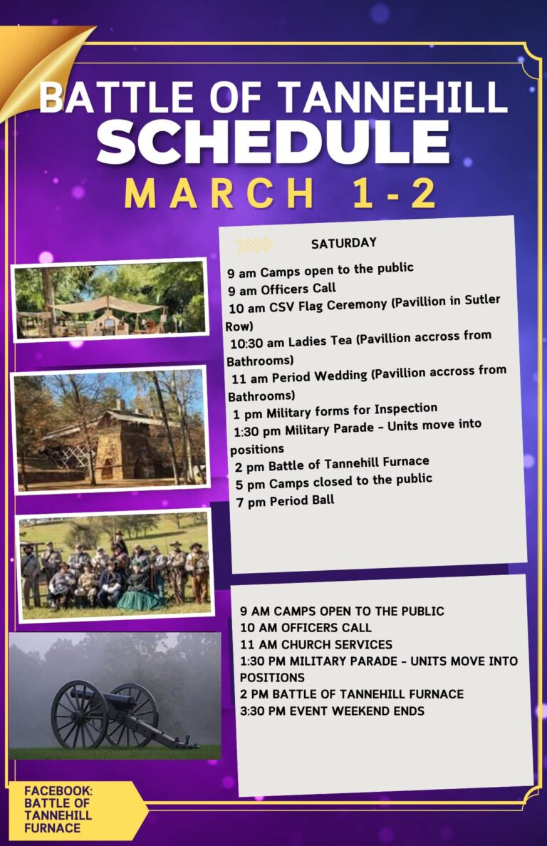 Camping – Tannehill Ironworks Historical State Park